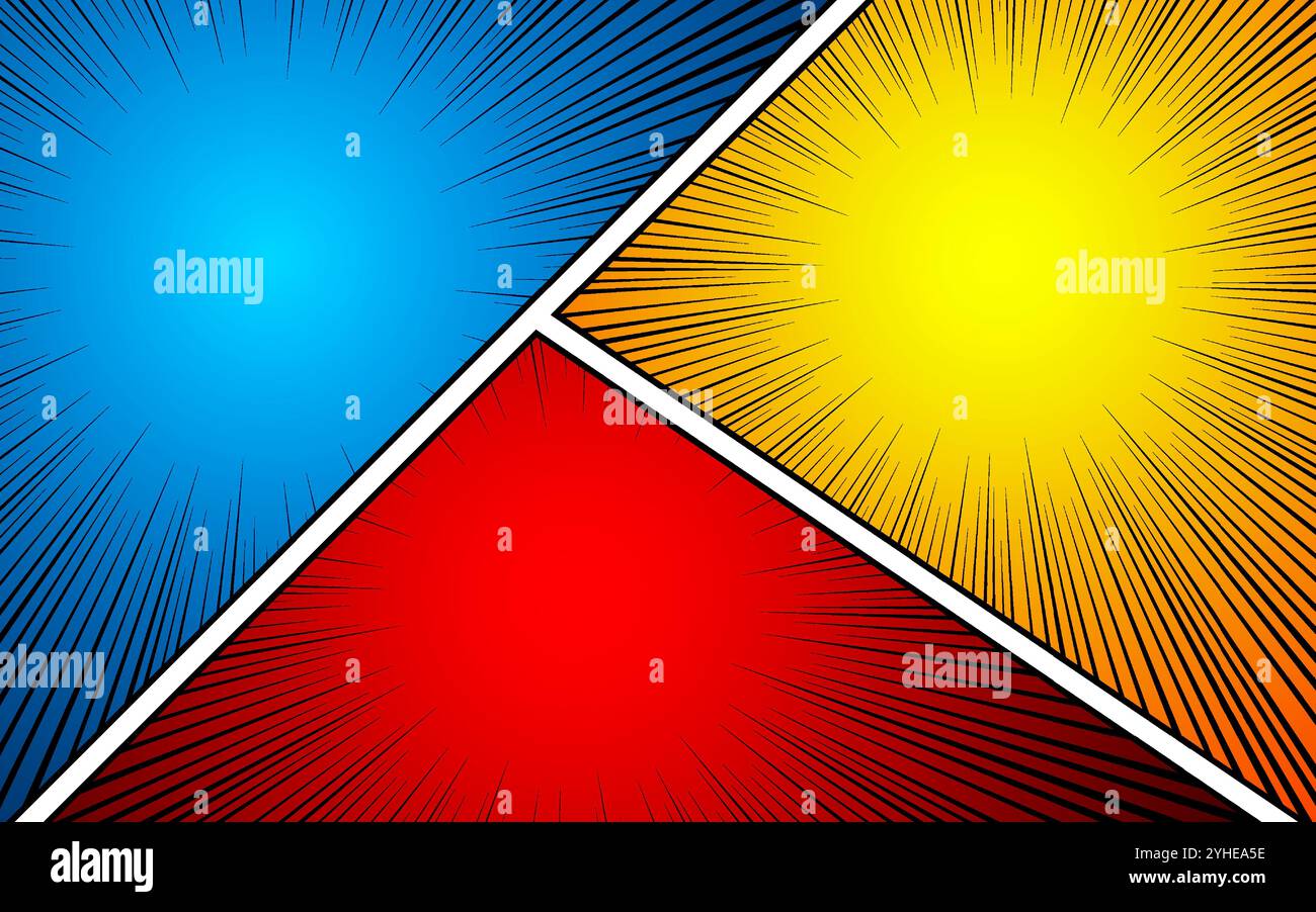 Blank Comic abstract background. vector illustration Stock Vector Image ...