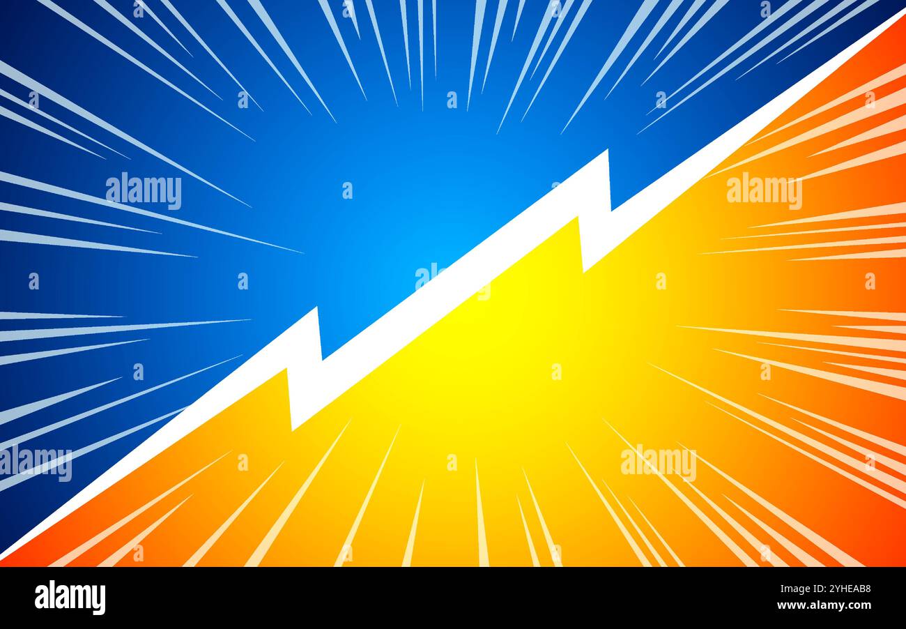Versus battle retro background with halftones. Vector illustration ...