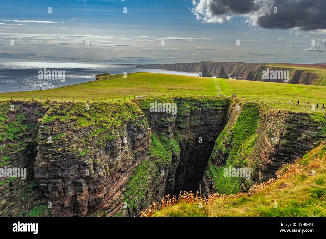The Duncansby Stacks, imposing sea stacks just off the coast of ...
