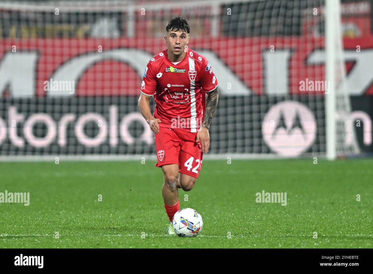 AC Monza's Alessandro Bianco during twelfth Serie A soccer match ...