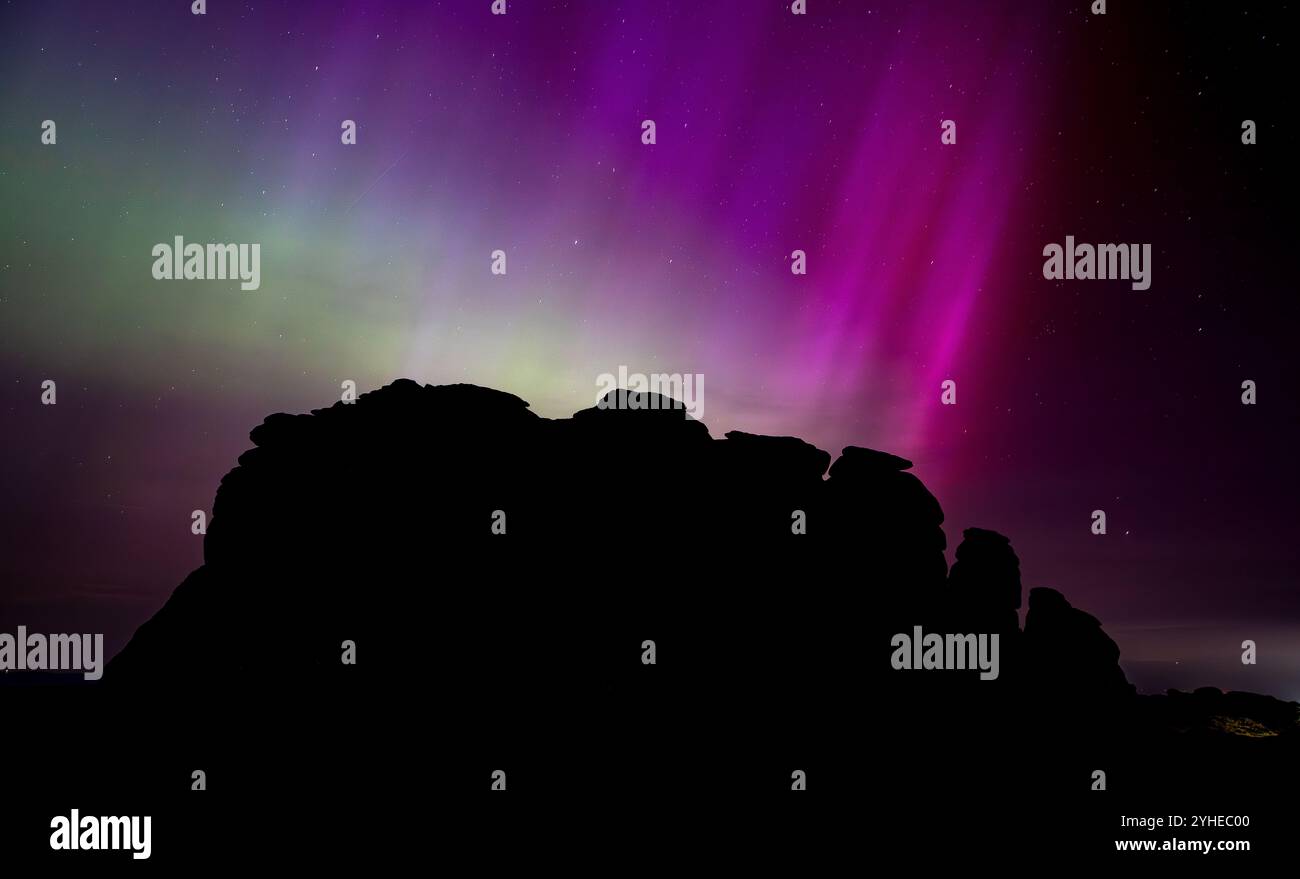 Northern lights over devon hi-res stock photography and images - Alamy