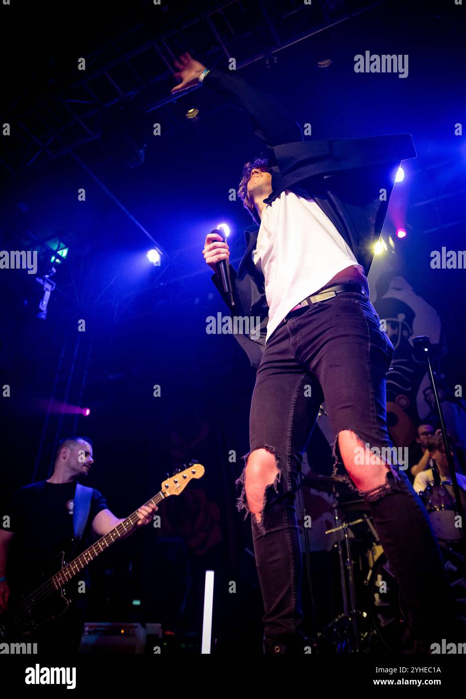 Fell Out Boy (Fall Out Boy tribute band) performing at the O2 Academy ...