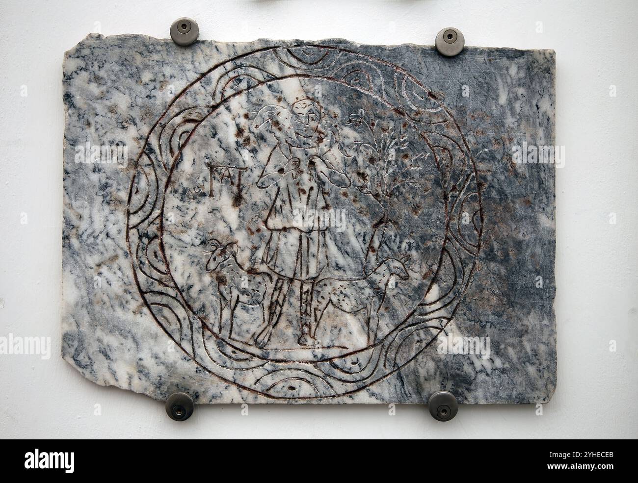 Christian symbols catacomb hi-res stock photography and images - Alamy