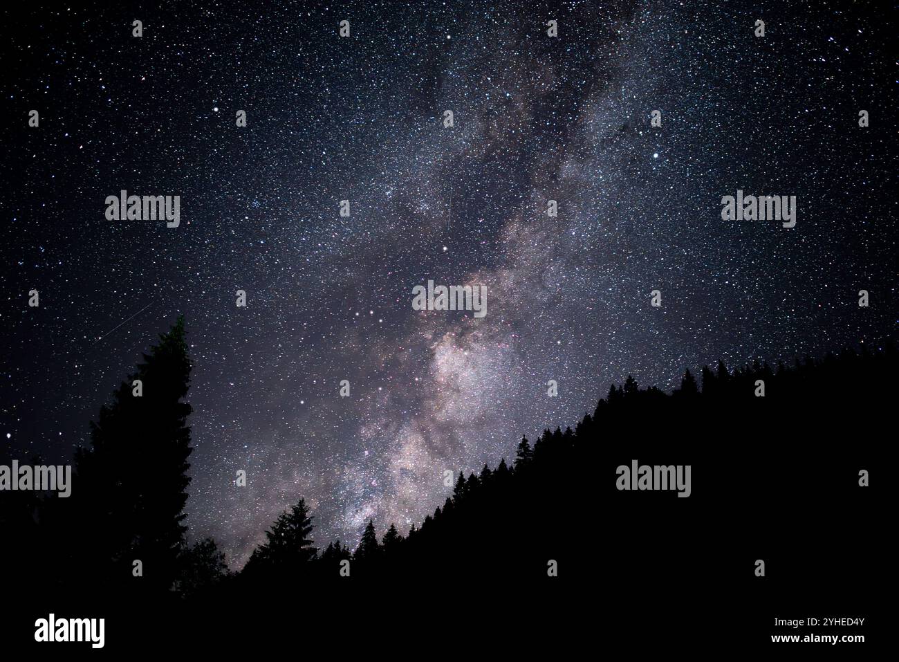 Milky Way Galaxy. Night scape with beautiful starry sky Stock Photo - Alamy