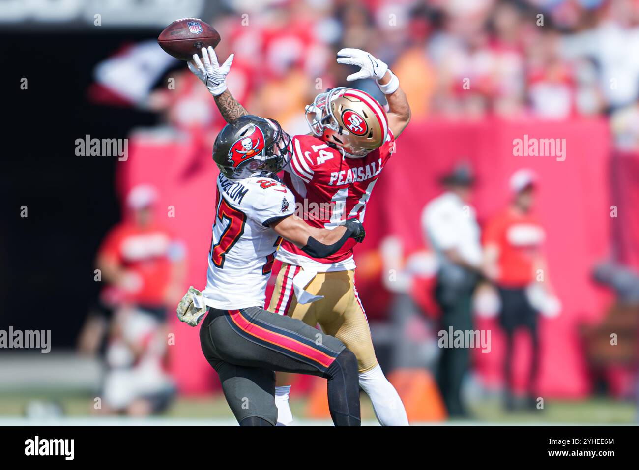 Tampa Bay, Florida, USA, November 10, 2024, San Francisco 49ers wide ...