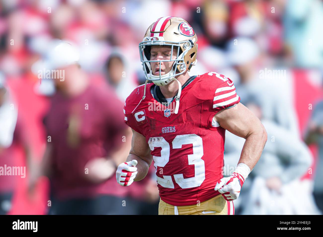 Christian mccaffrey 49ers 2024 hi-res stock photography and images - Alamy