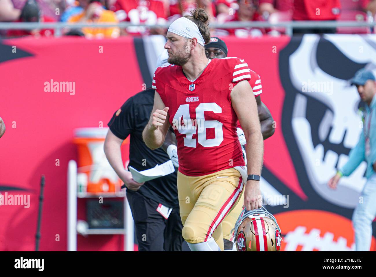 Tampa Bay, Florida, USA, November 10, 2024, San Francisco 49ers player ...