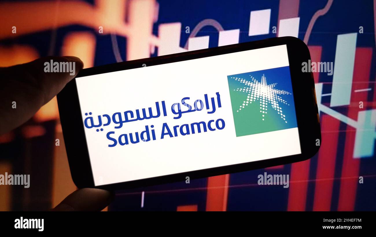 Saudi aramco logo hi-res stock photography and images - Alamy