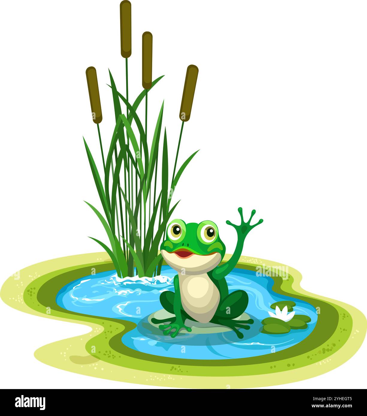 Water pond puddle Stock Vector Images - Alamy