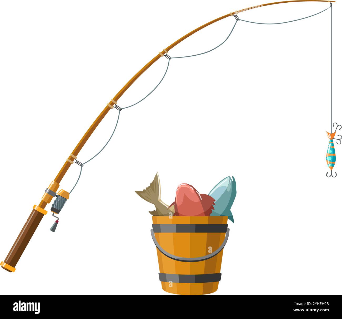 Bucket knot Stock Vector Images - Alamy