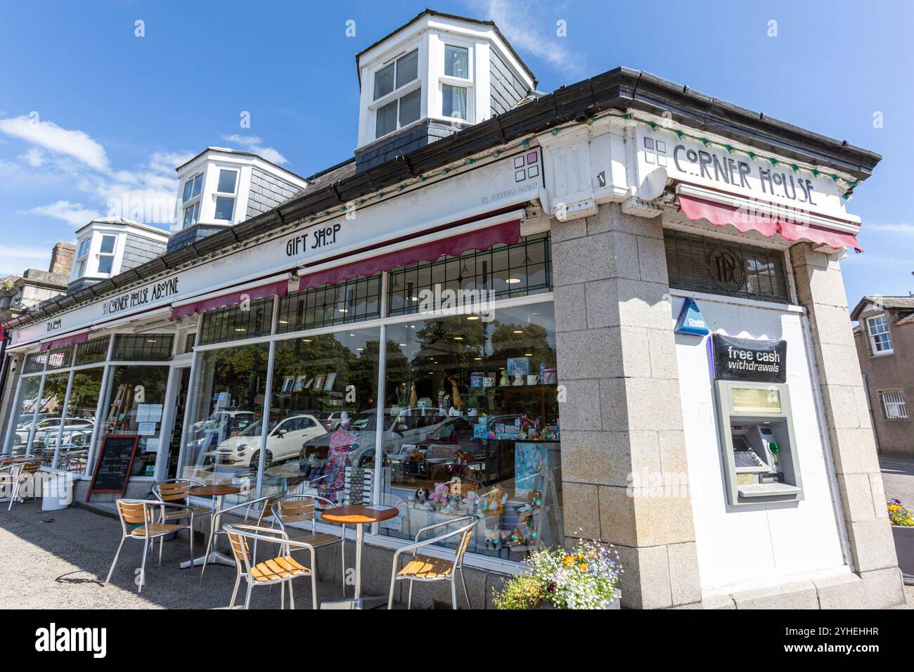 Corner House Aboyne, Aberdeenshire, Scotland, UK Stock Photo - Alamy