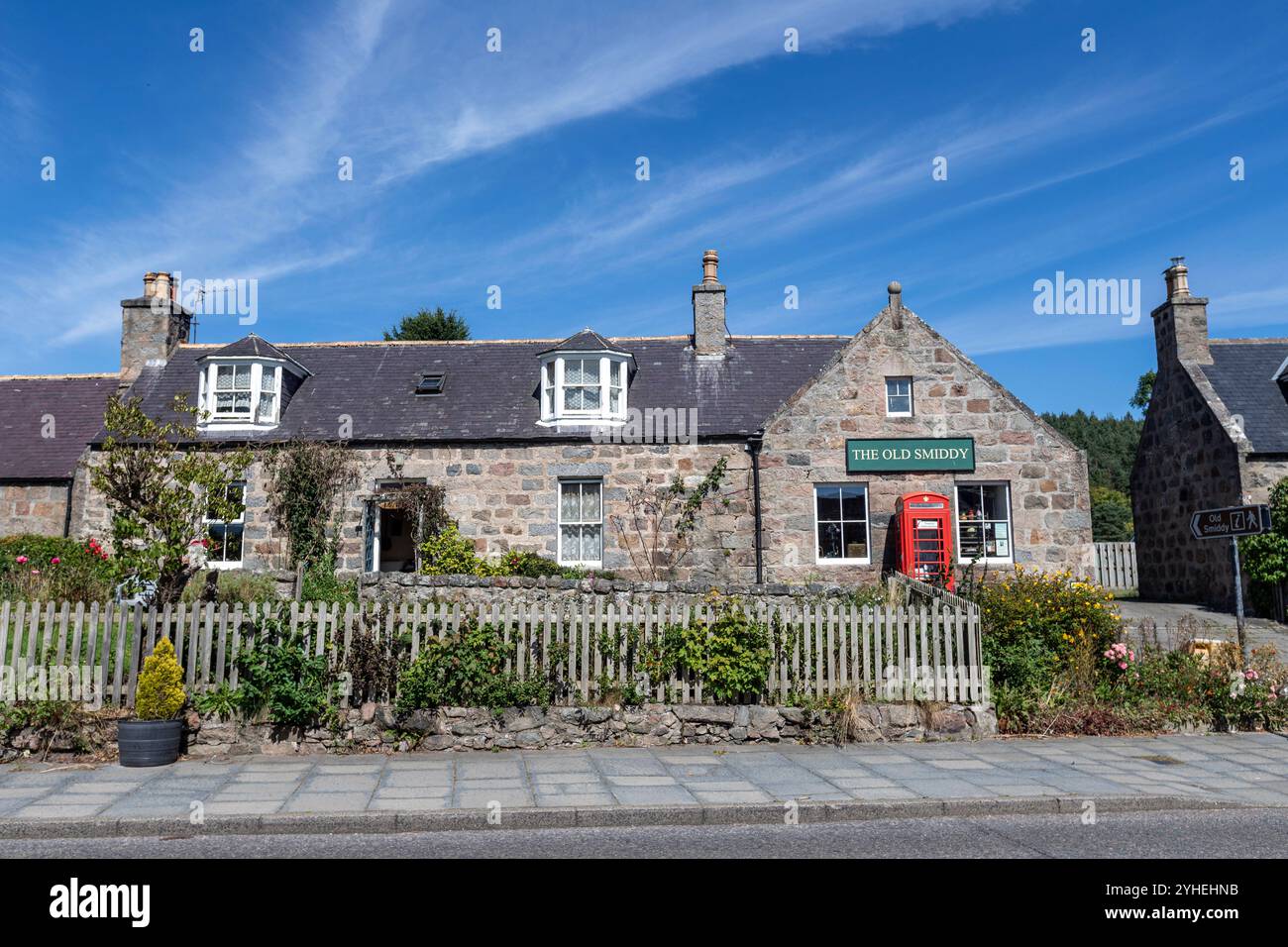 The Old Smiddy, red phone box information library, O'Neil ...
