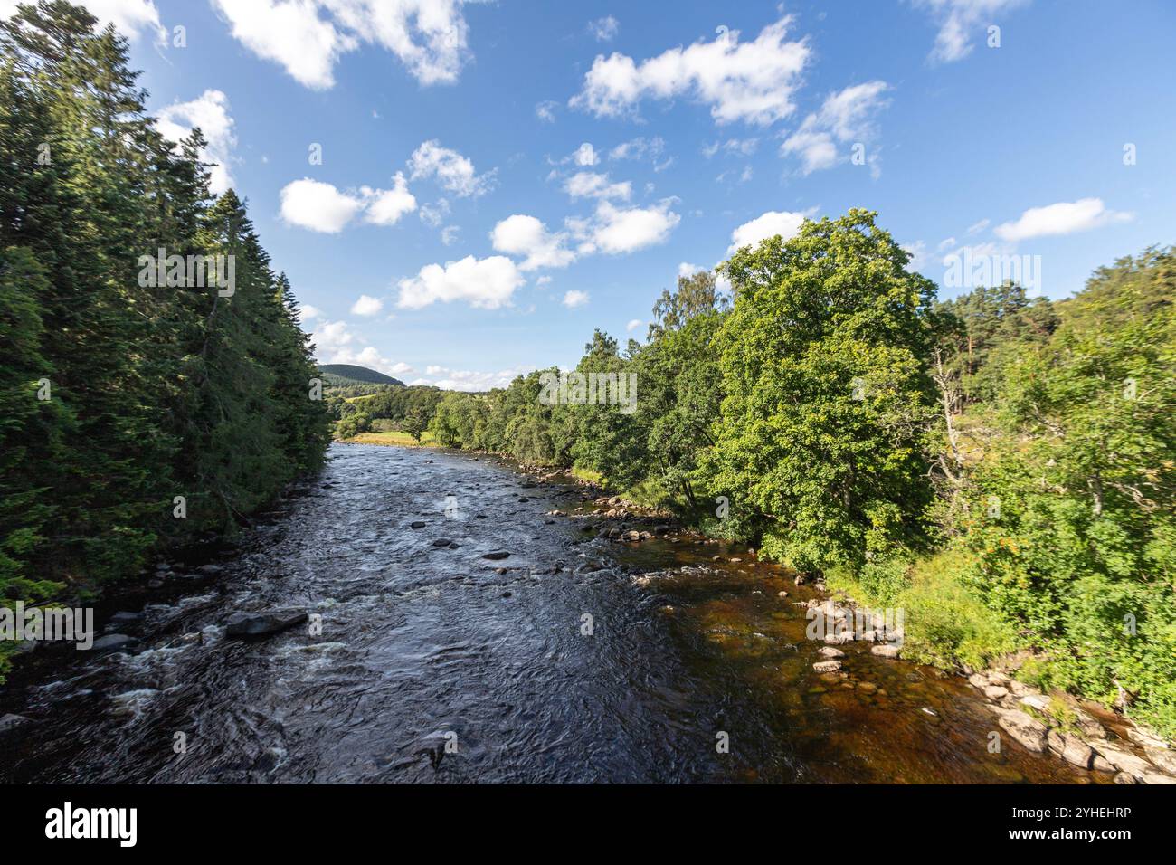 , River Dee, Crathie, Ballater, Scotland, UK Stock Photo - Alamy