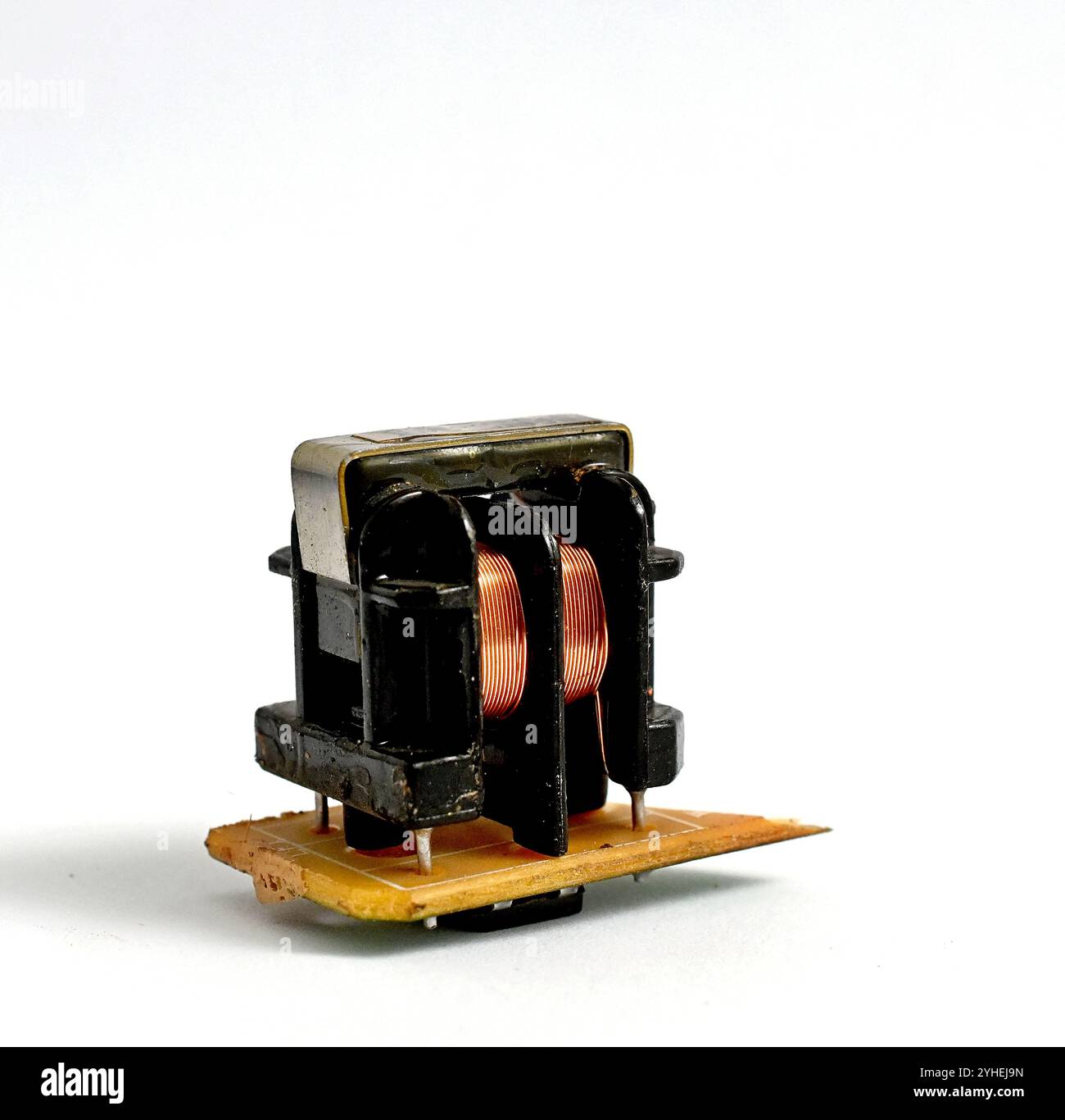 small transformer, part of a vintage device, technology concept Stock ...