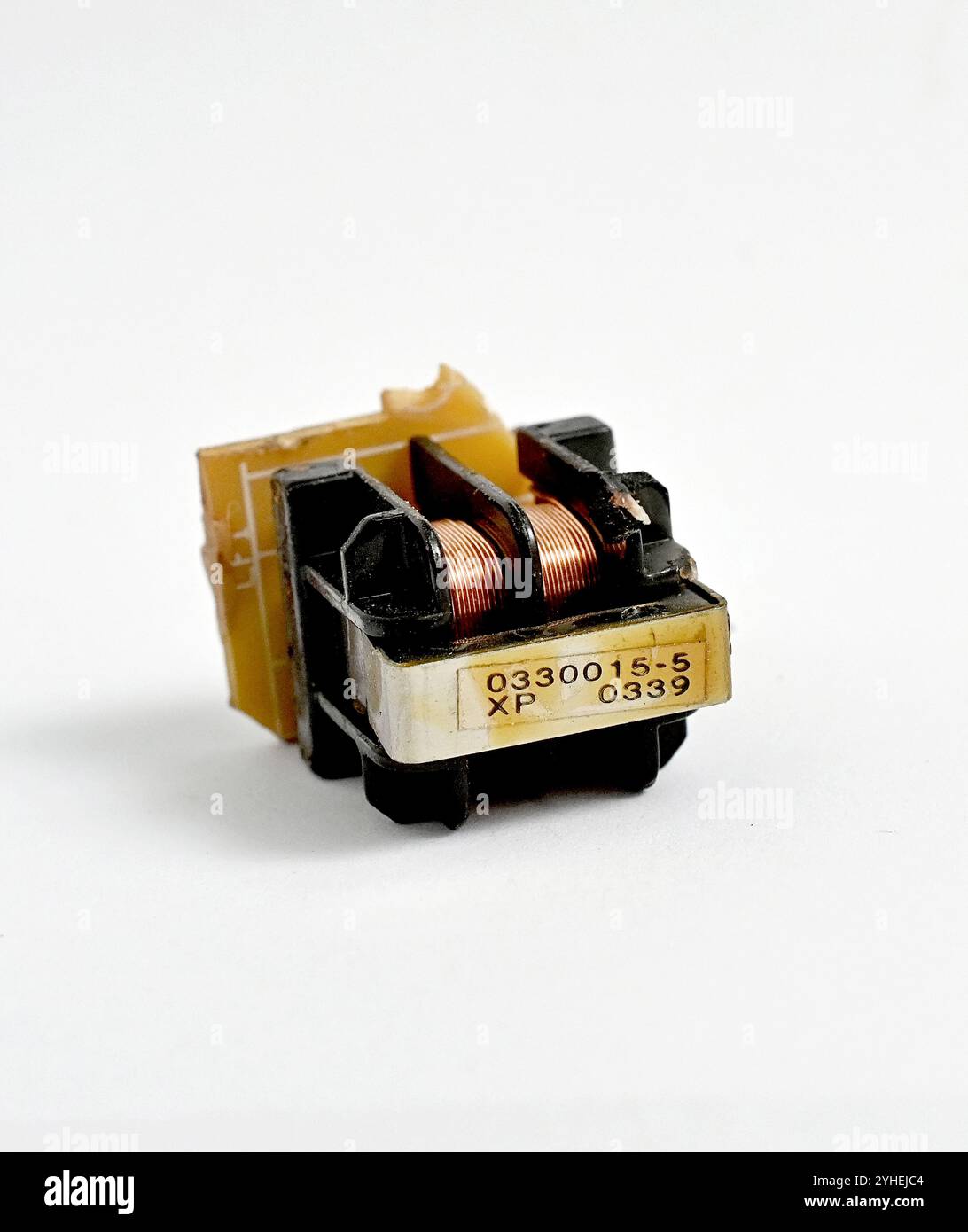 small transformer, part of a vintage device, technology concept Stock ...