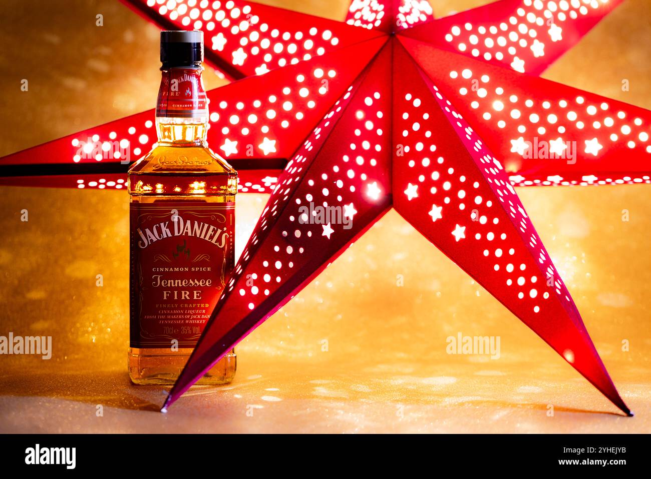 Tennessee, USA - November 9, 2024: Jack Daniel's Cinnamon Spice Stock ...