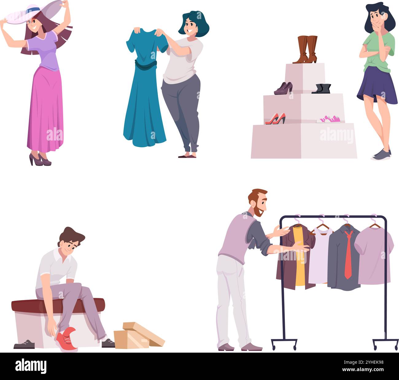 Young people walking together in Stock Vector Images - Alamy