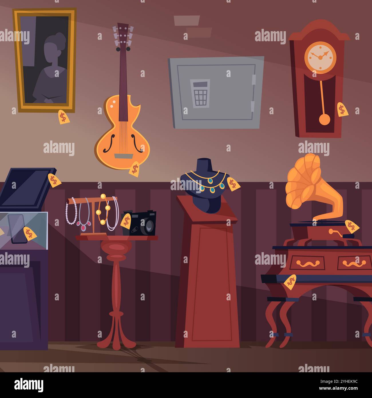 Pawn shop interior hi-res stock photography and images - Alamy