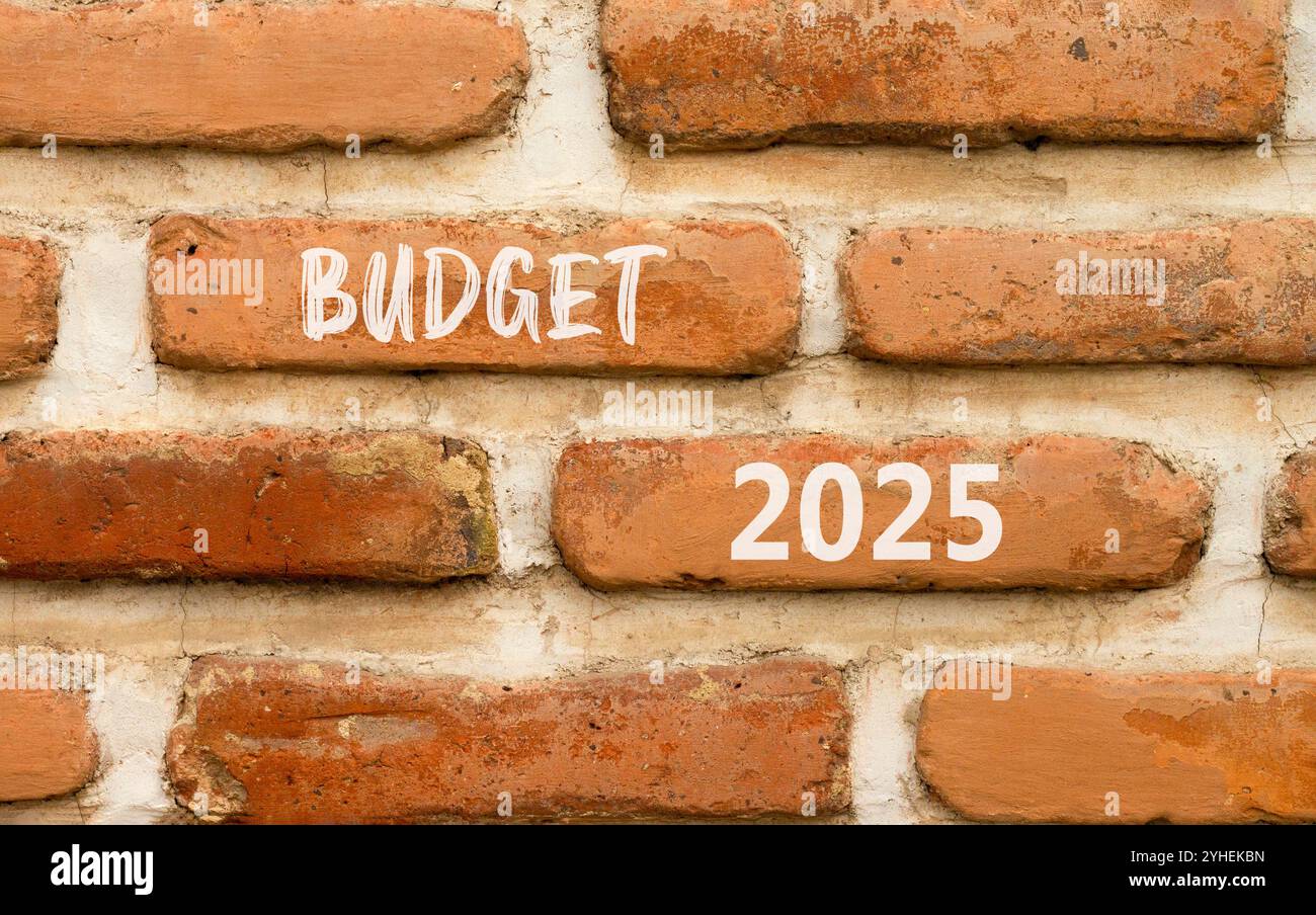 Planning budget 2025 new year symbol. Concept words Budget 2025 on ...