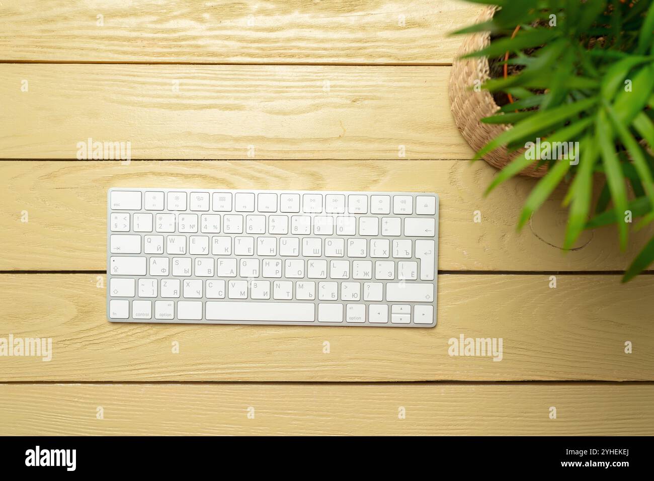 keyboard in office Stock Photo - Alamy