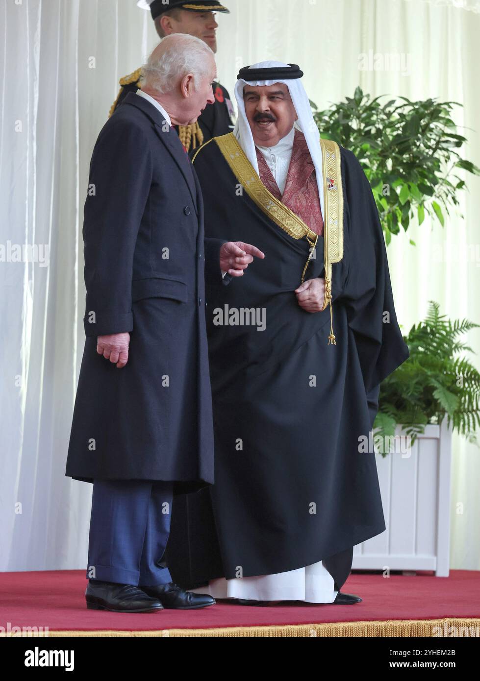 King Charles III with King Hamad Bin Isa Al Khalifa, King of the ...