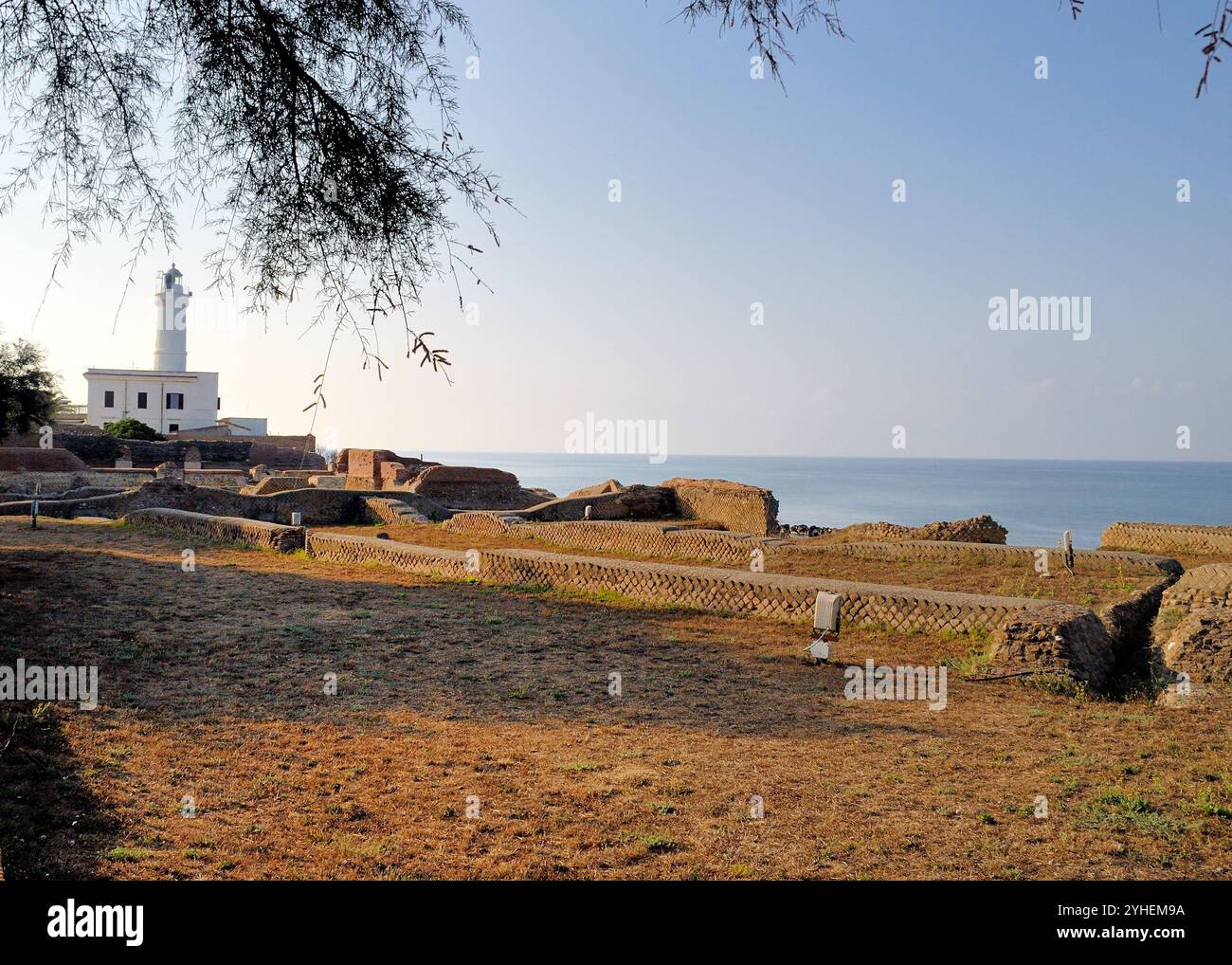 Lazio, Italy. Anzio, Archaeological site of Grotte di Nerone and ...
