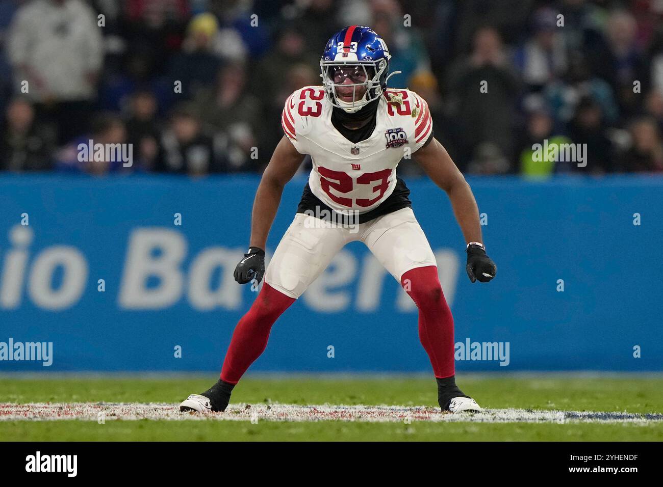 New York Giants safety Anthony Johnson Jr. (23) in coverage against the ...