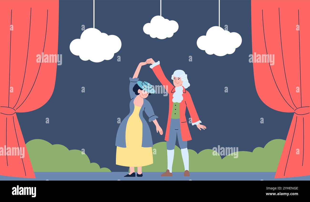 Medieval dancing couple hi-res stock photography and images - Alamy