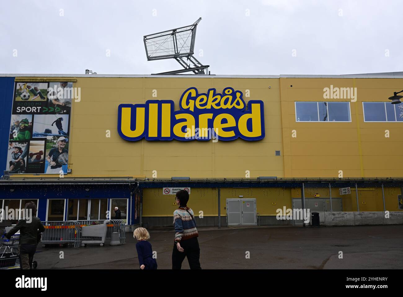 Ullared, Halland, Sweden. November 11 2024. Gekås department store ...