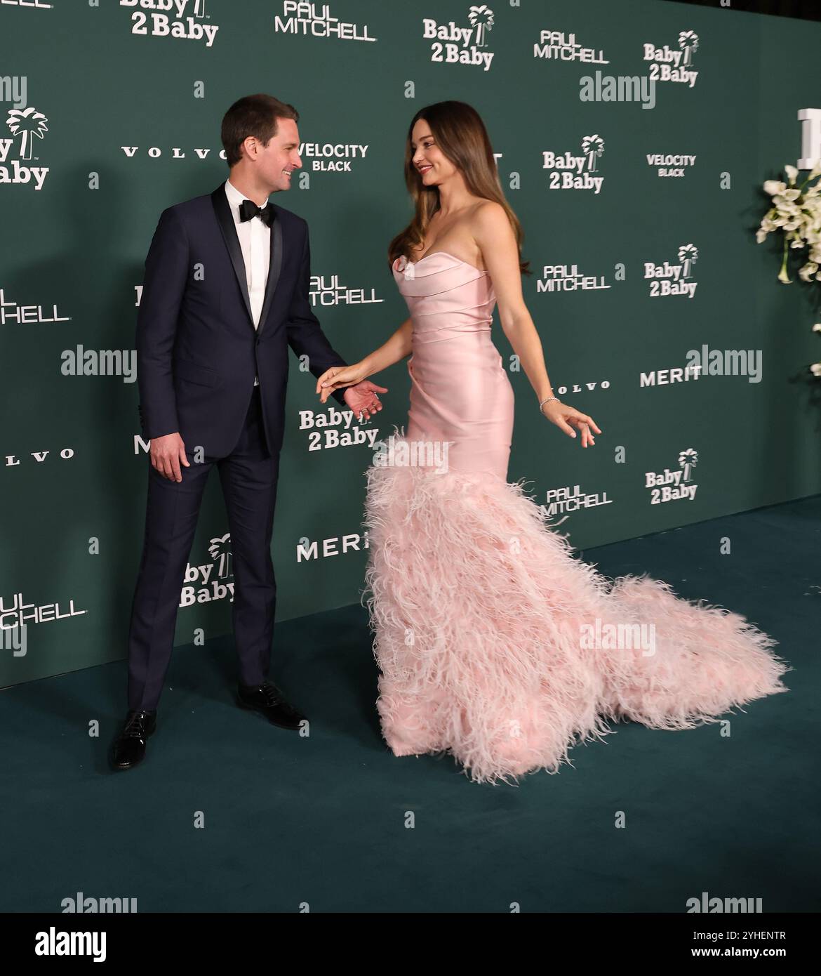 Los Angeles, USA. 10th Nov, 2024. Evan Spiegel and Miranda Kerr attend ...