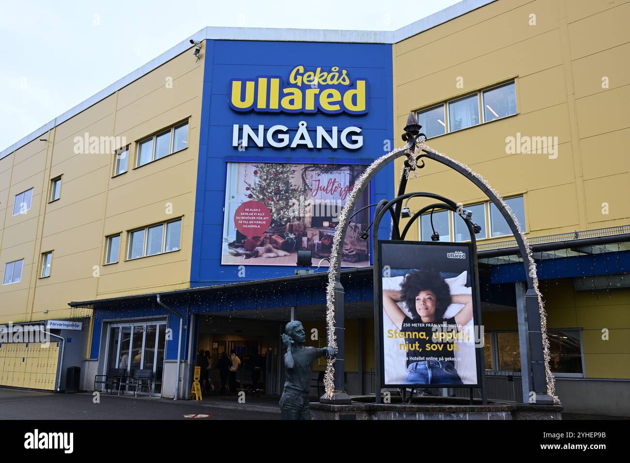 Ullared, Halland, Sweden. November 11 2024. Gekås department store ...