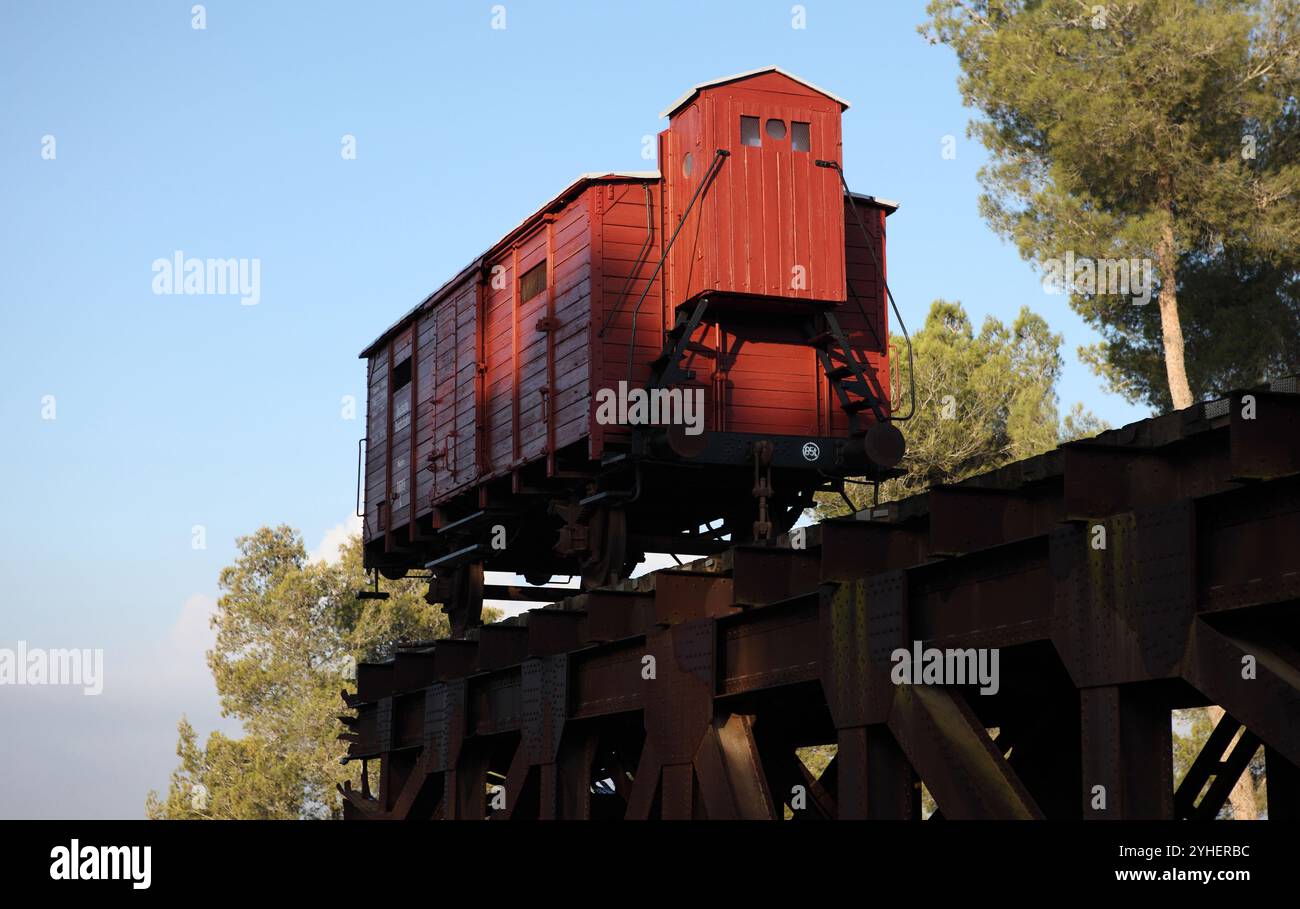 Cattle Car Memorial to the Deportees, such cars transported Jews to ...