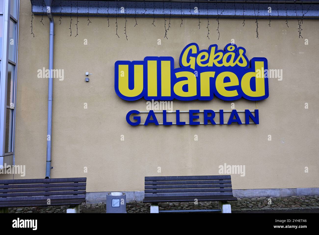 Ullared, Halland, Sweden. November 11 2024. Gekås signage Stock Photo ...