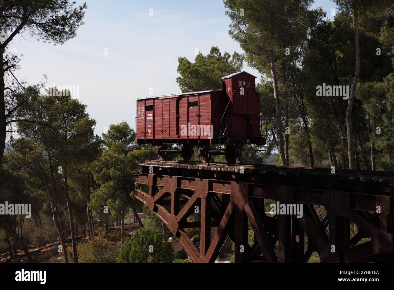 Cattle Car Memorial to the Deportees, such cars transported Jews to ...
