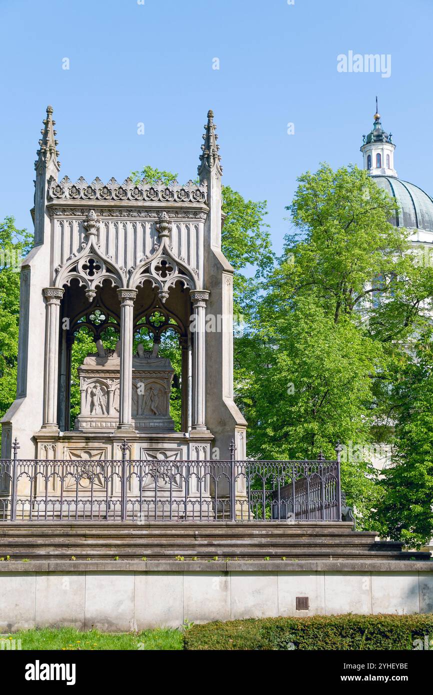 Mausoleum of the Potocki family. Historical Monuments. Warsaw, Poland ...