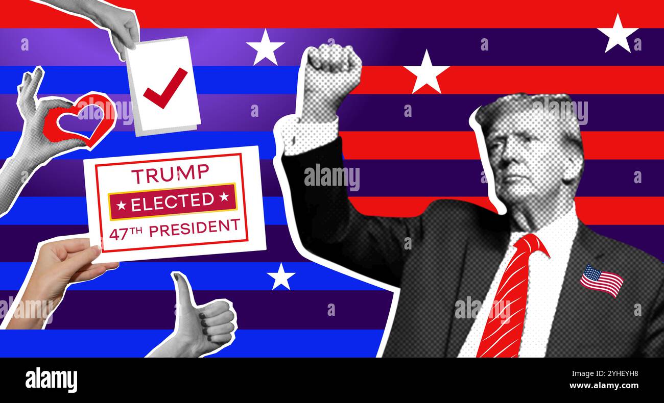 Presidency collage hi-res stock photography and images - Alamy