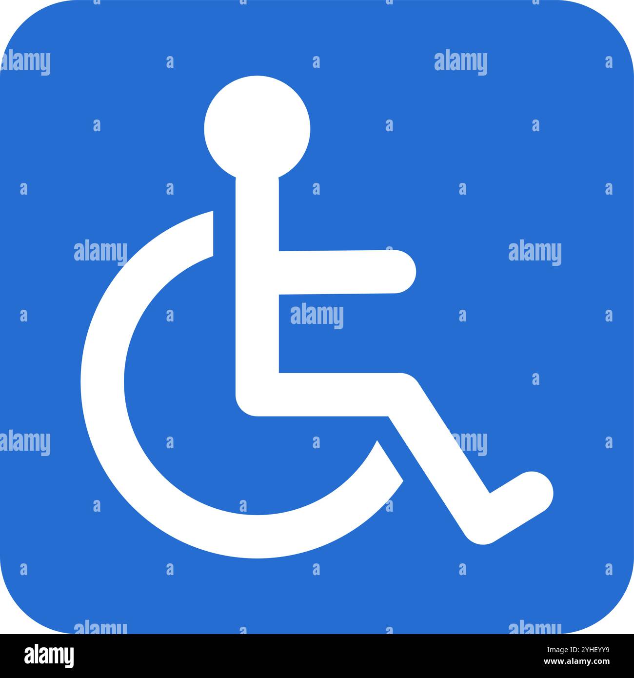 wheelchair, disability - symbol, pictogram, icon Stock Vector Image ...