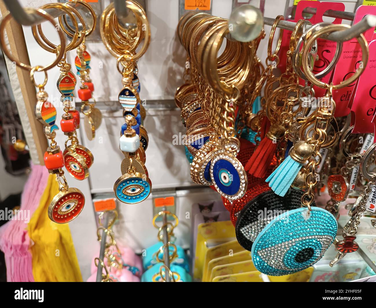 souvenirs, tourism, colorful souvenir shops, touristic cities Stock ...