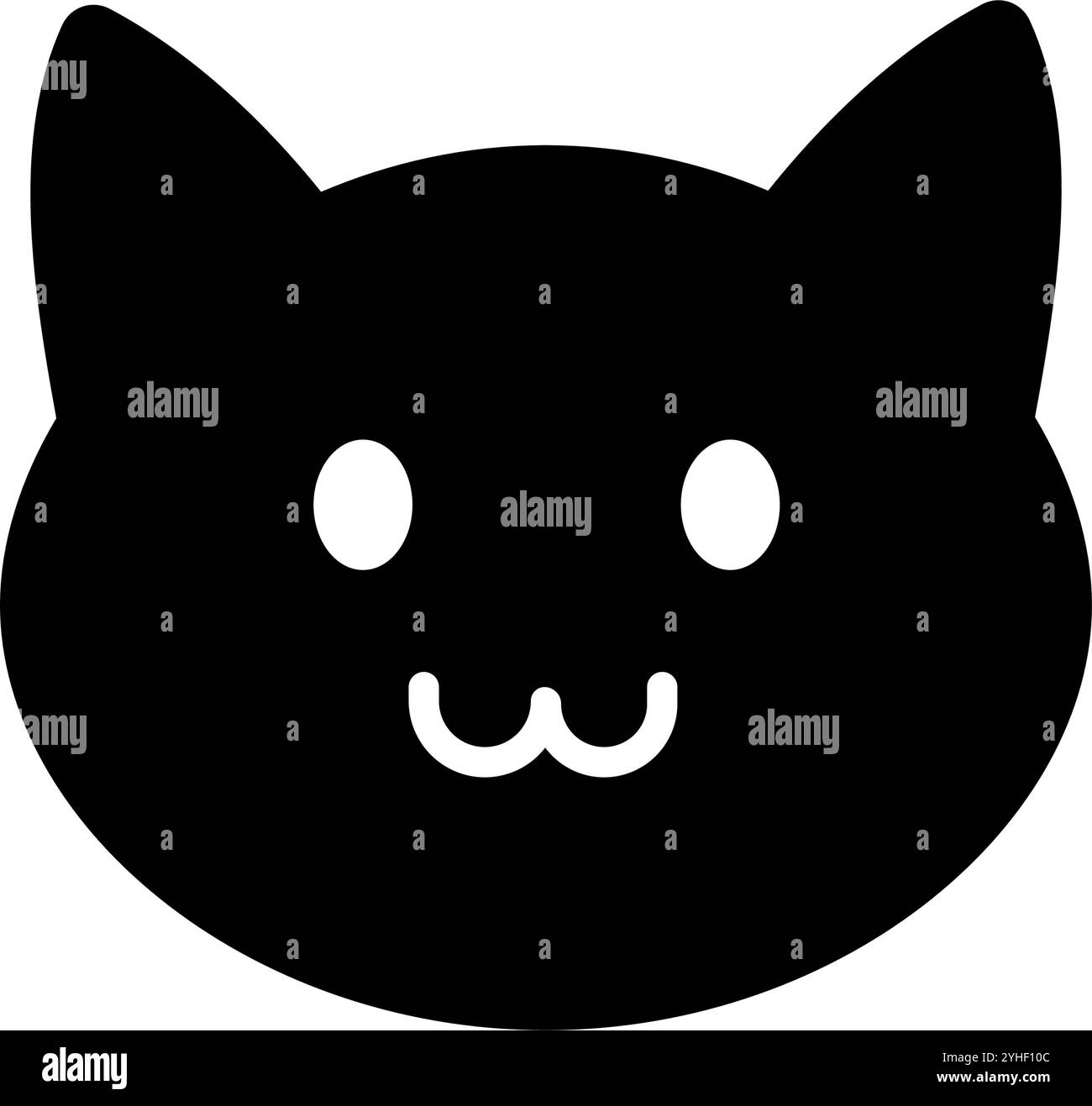 cat head - vector icon Stock Vector Image & Art - Alamy