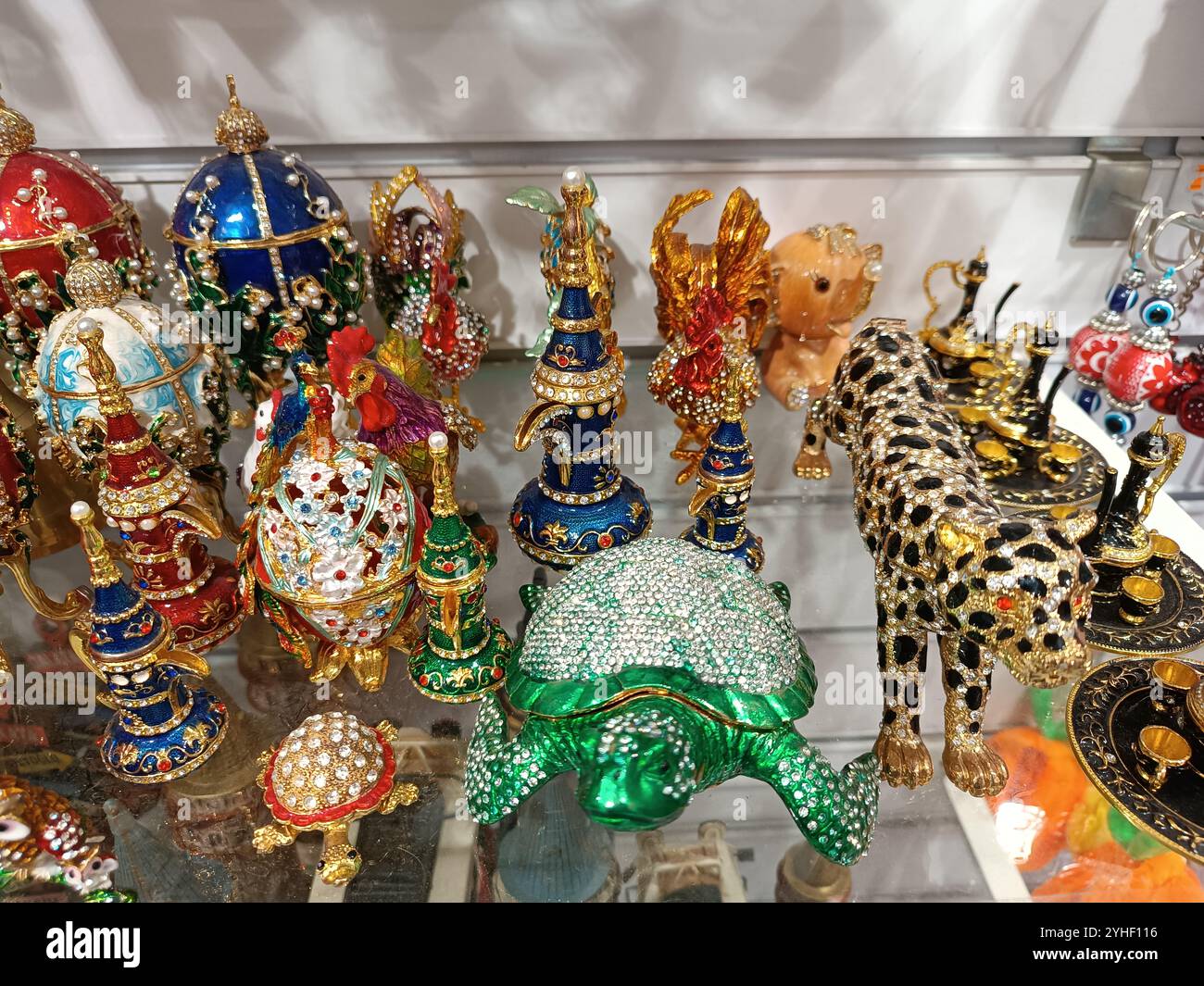 souvenirs, tourism, colorful souvenir shops, touristic cities Stock ...