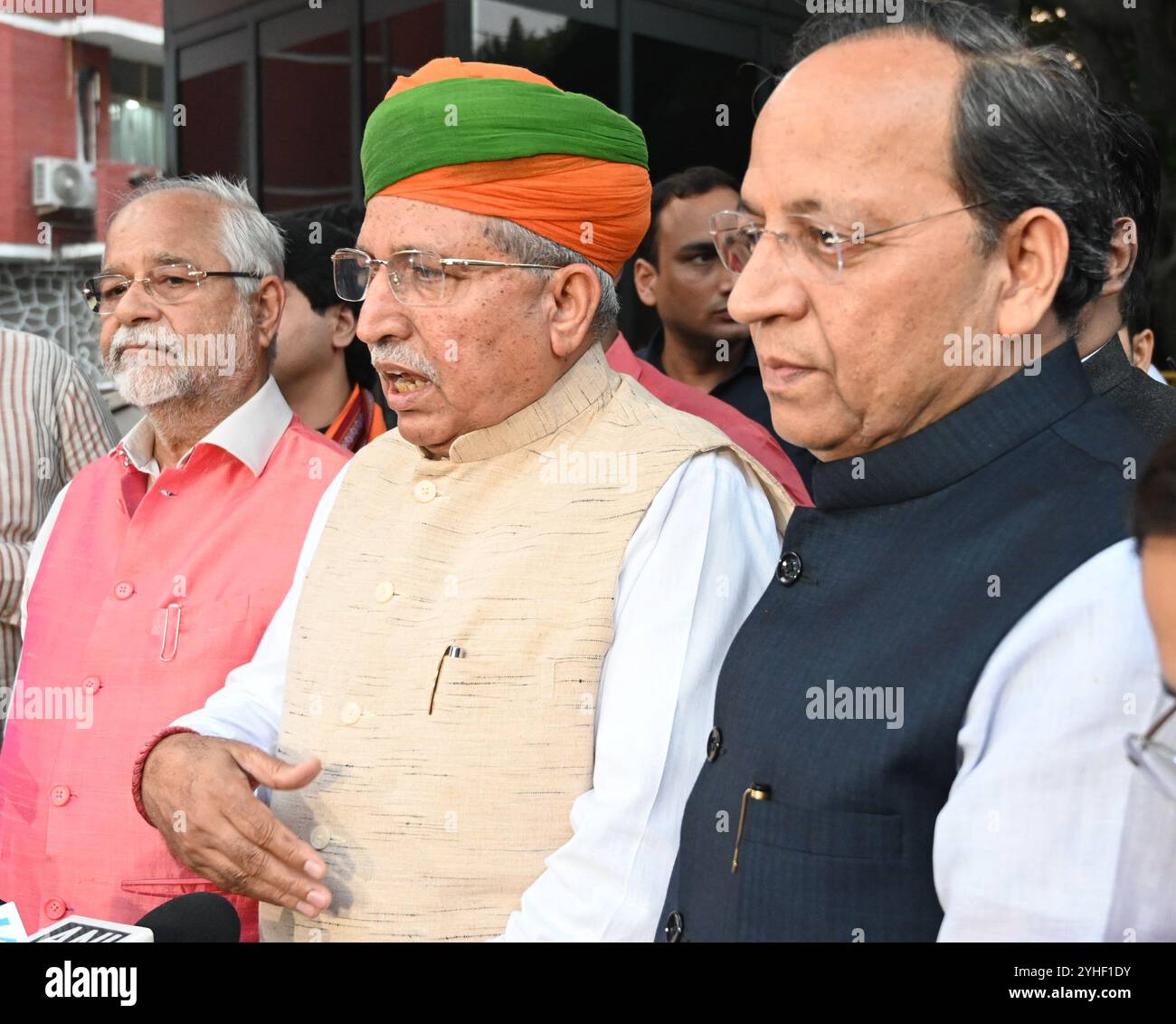 New Delhi, India. 11th Nov, 2024. NEW DELHI, INDIA - NOVEMBER 11: BJP ...