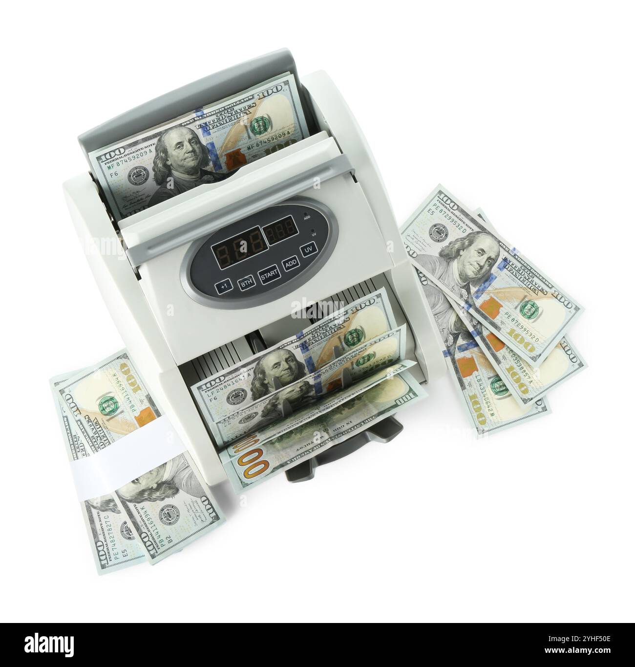 Electronic money counter machine counting Cut Out Stock Images ...