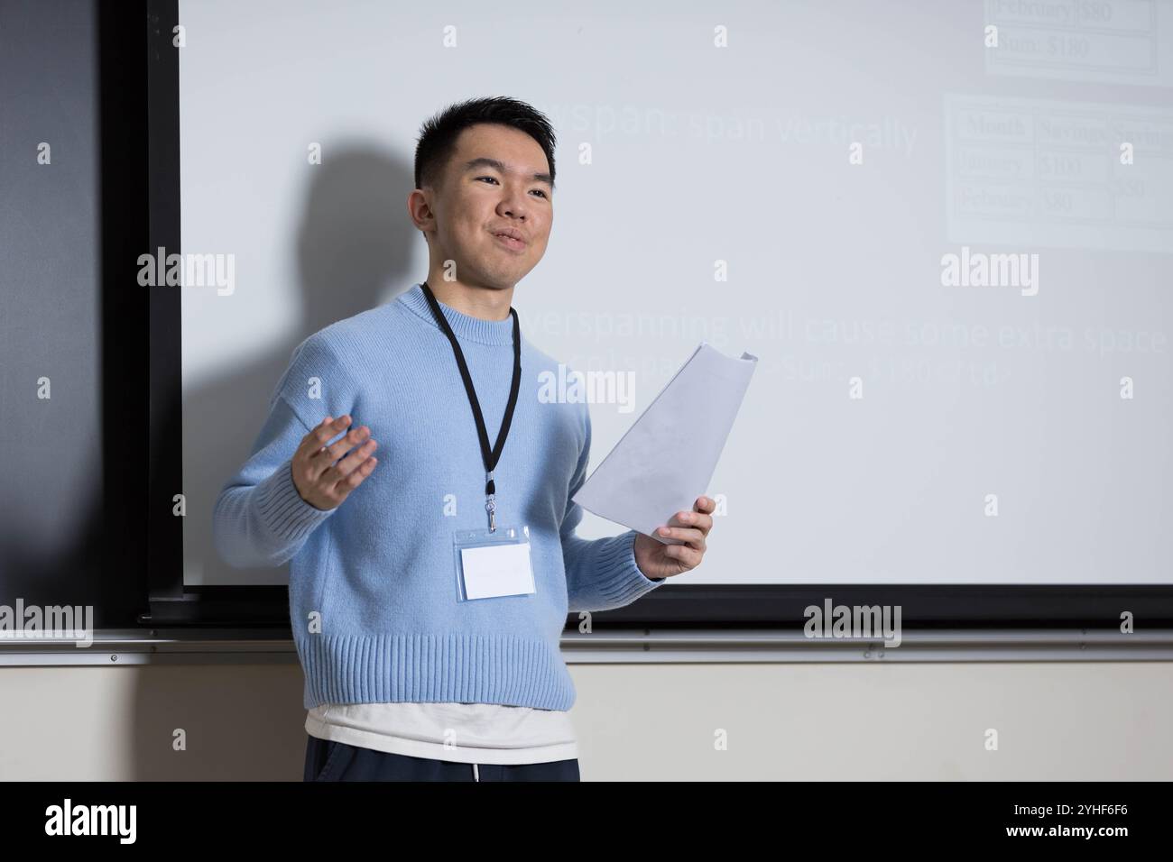 Holding a script hi-res stock photography and images - Alamy