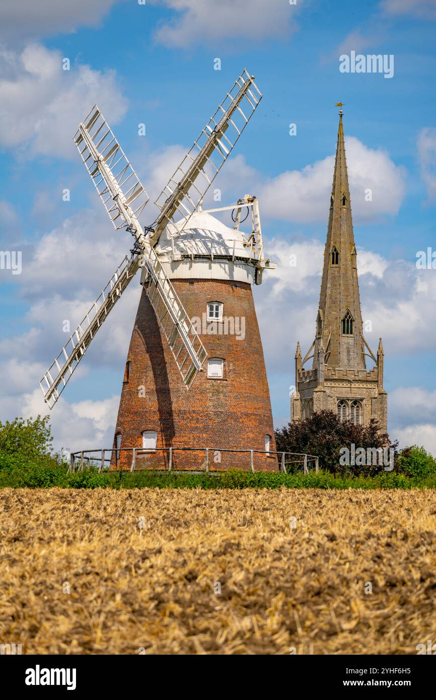 Windmill portrait format hi-res stock photography and images - Alamy