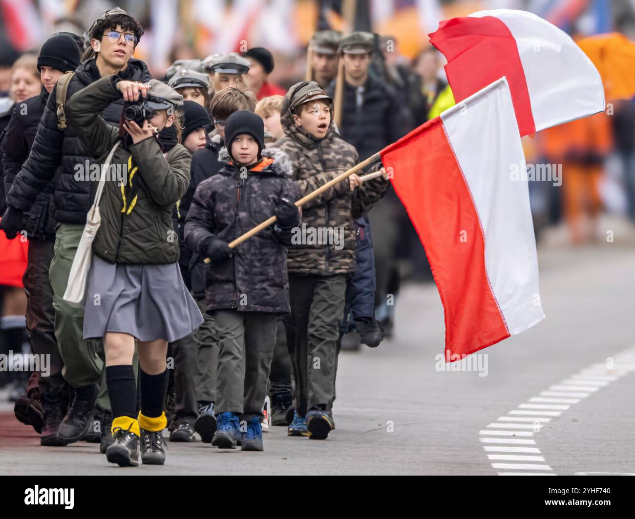 Gdynia, Poland - November 11, 2024. 106th anniversary of regaining ...