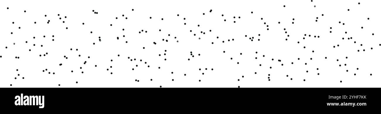 abstract random polka dot pattern with small, irregular dots. Black and ...