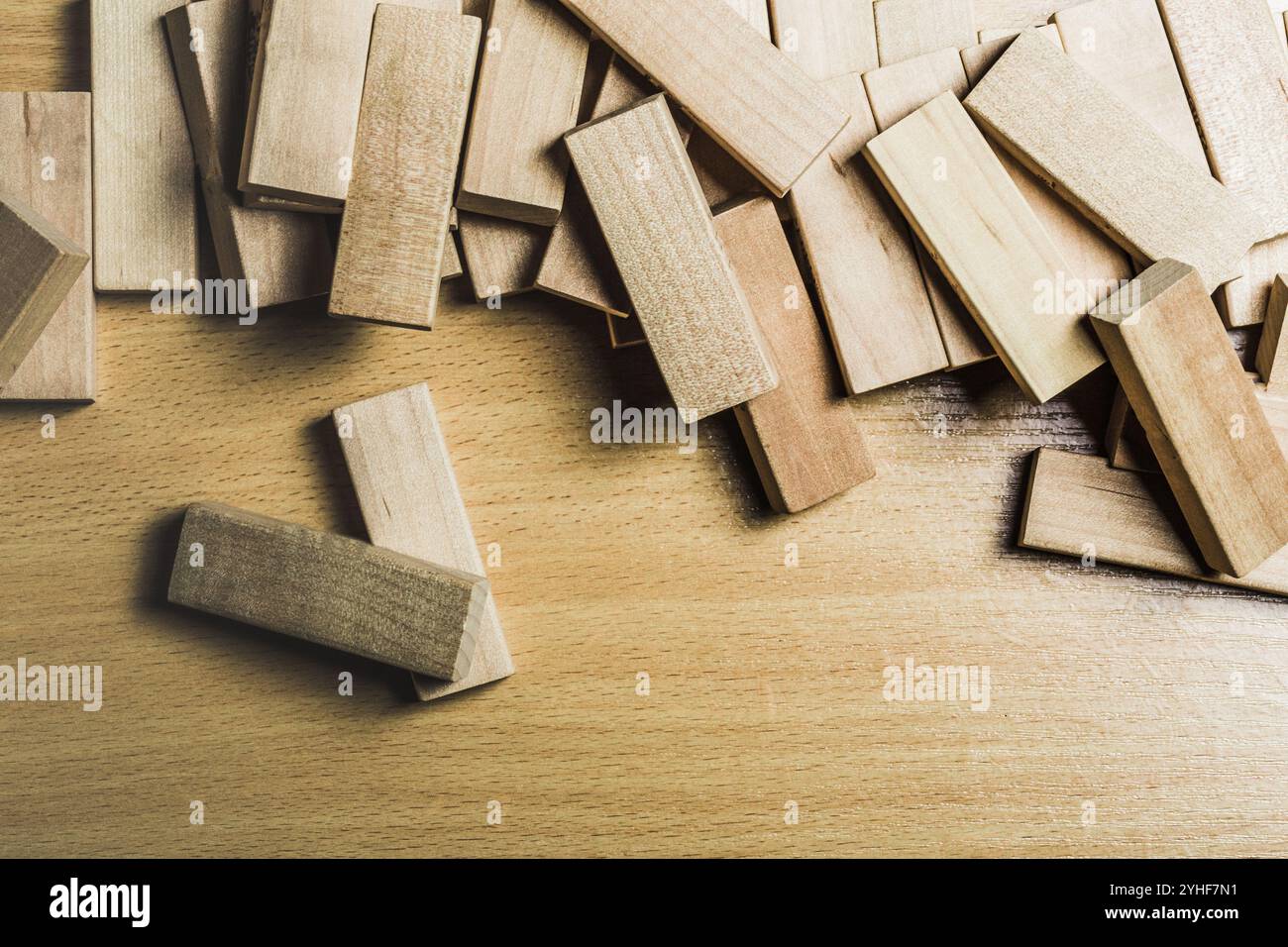 Block wood game Stock Photo - Alamy
