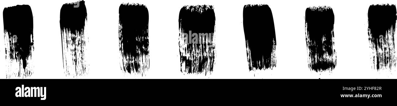Dynamic paint brush stroke Black and White Stock Photos & Images - Alamy