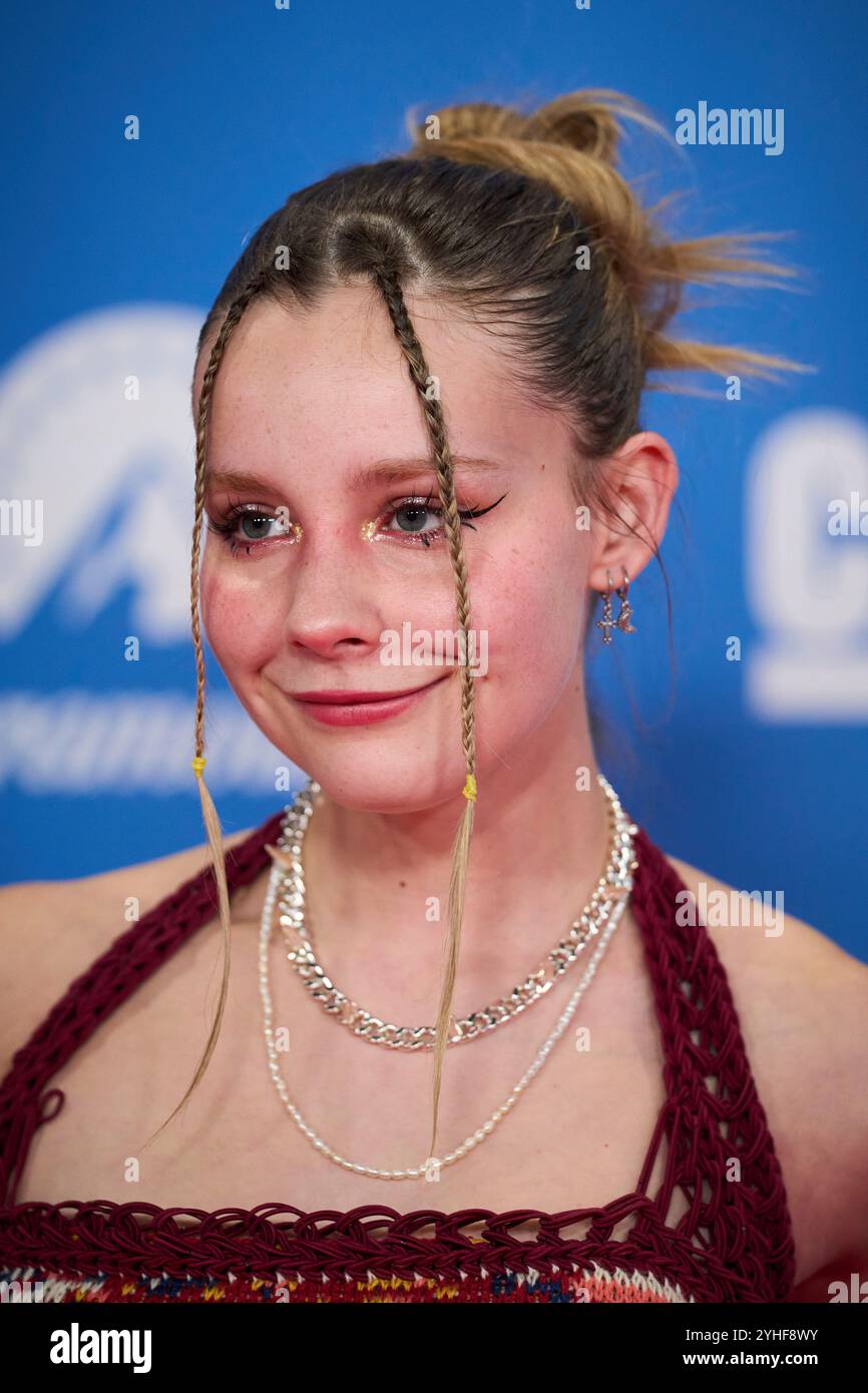 Piri poses for photographers upon arrival at the MTV European Music ...