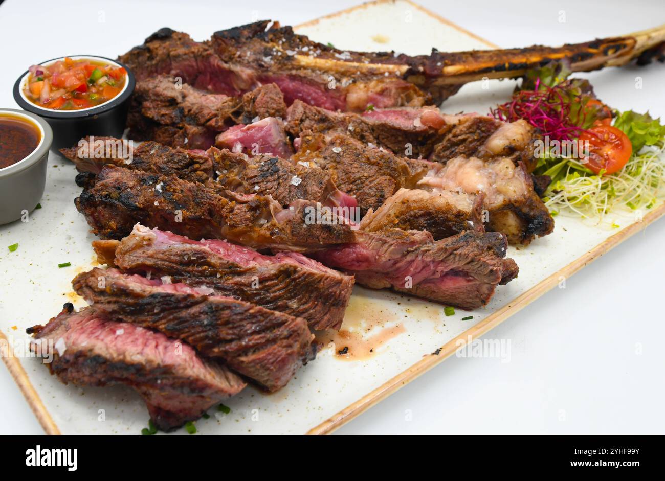 Excellent cuts of premium beef, rare to almost raw Stock Photo - Alamy